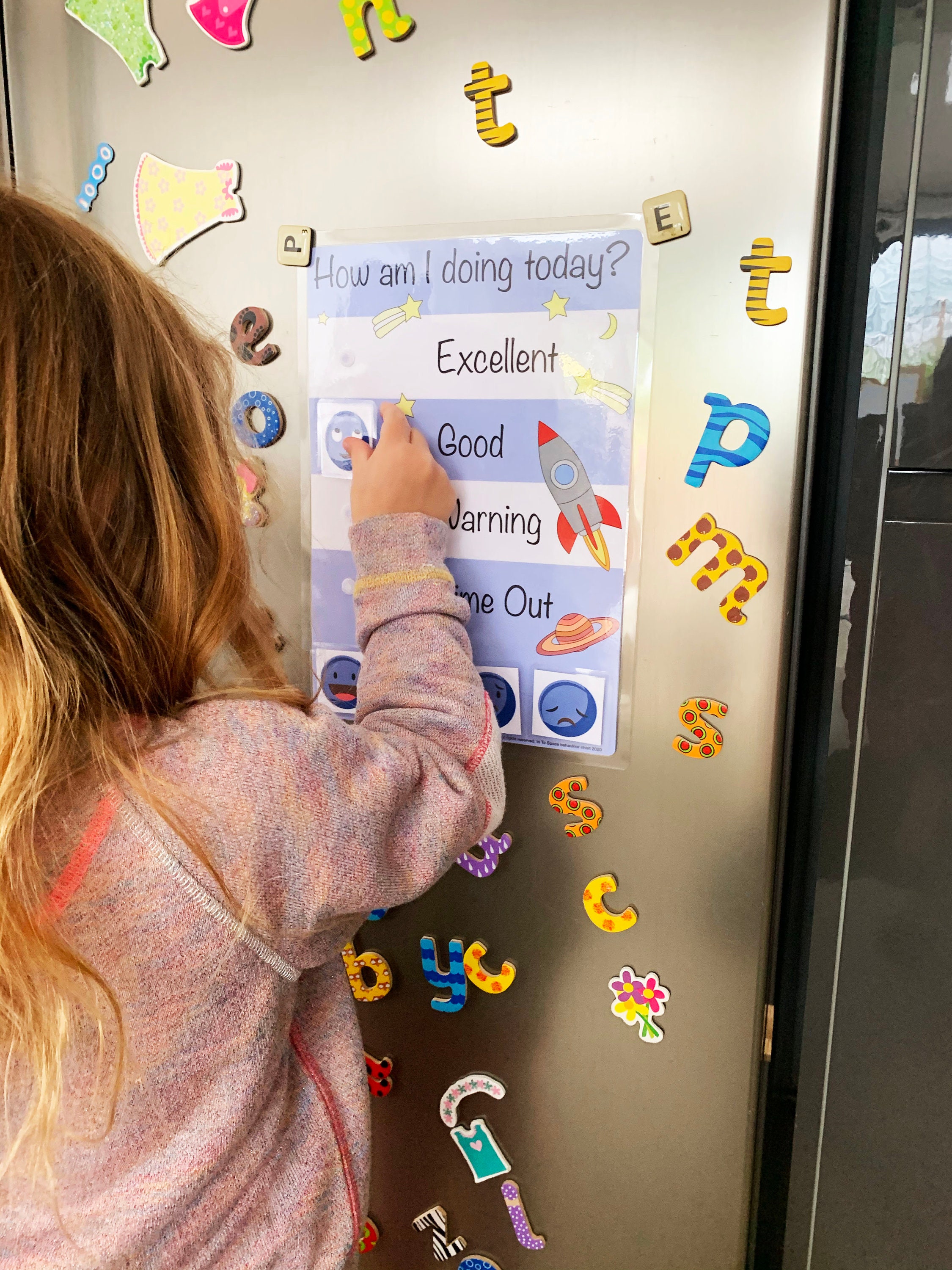 Positive Behaviour Warning Chart in to Space - Etsy