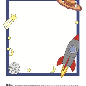 Digital Download - Home School Diary - in to Space - Etsy