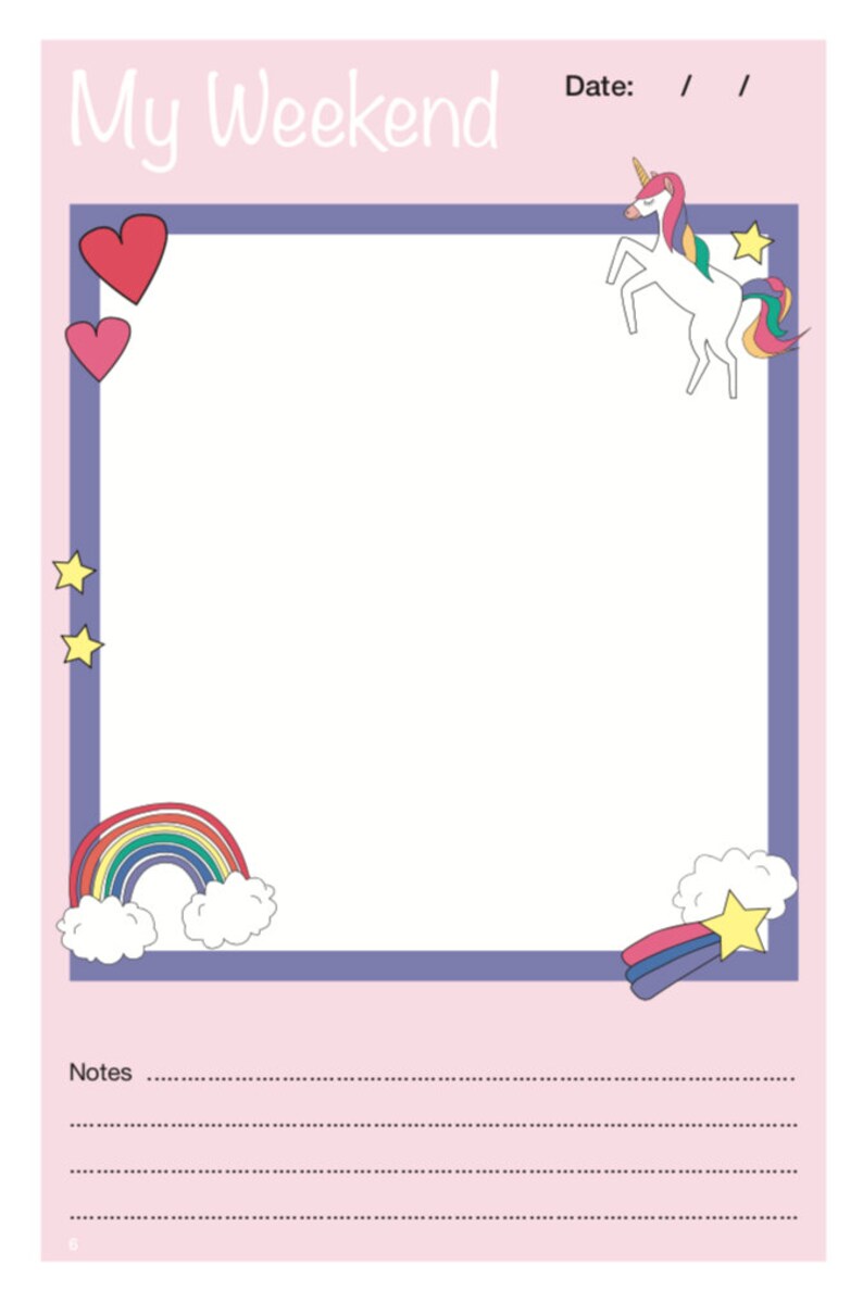 Unicorn Dreams Home School Diary - Etsy