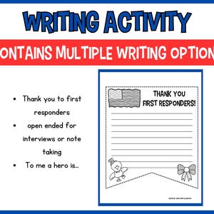 Patriot Day | September 11 | No Prep Activities | Mini Lesson ...