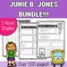 Junie B. Jones Novel Study Bundle: First 5 Books, Reading Comprehension ...