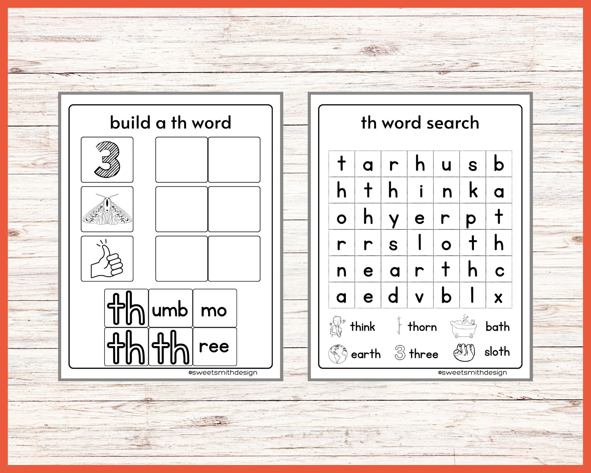 Digraph Worksheets, Kindergarten, First Grade, Learning to Read ...