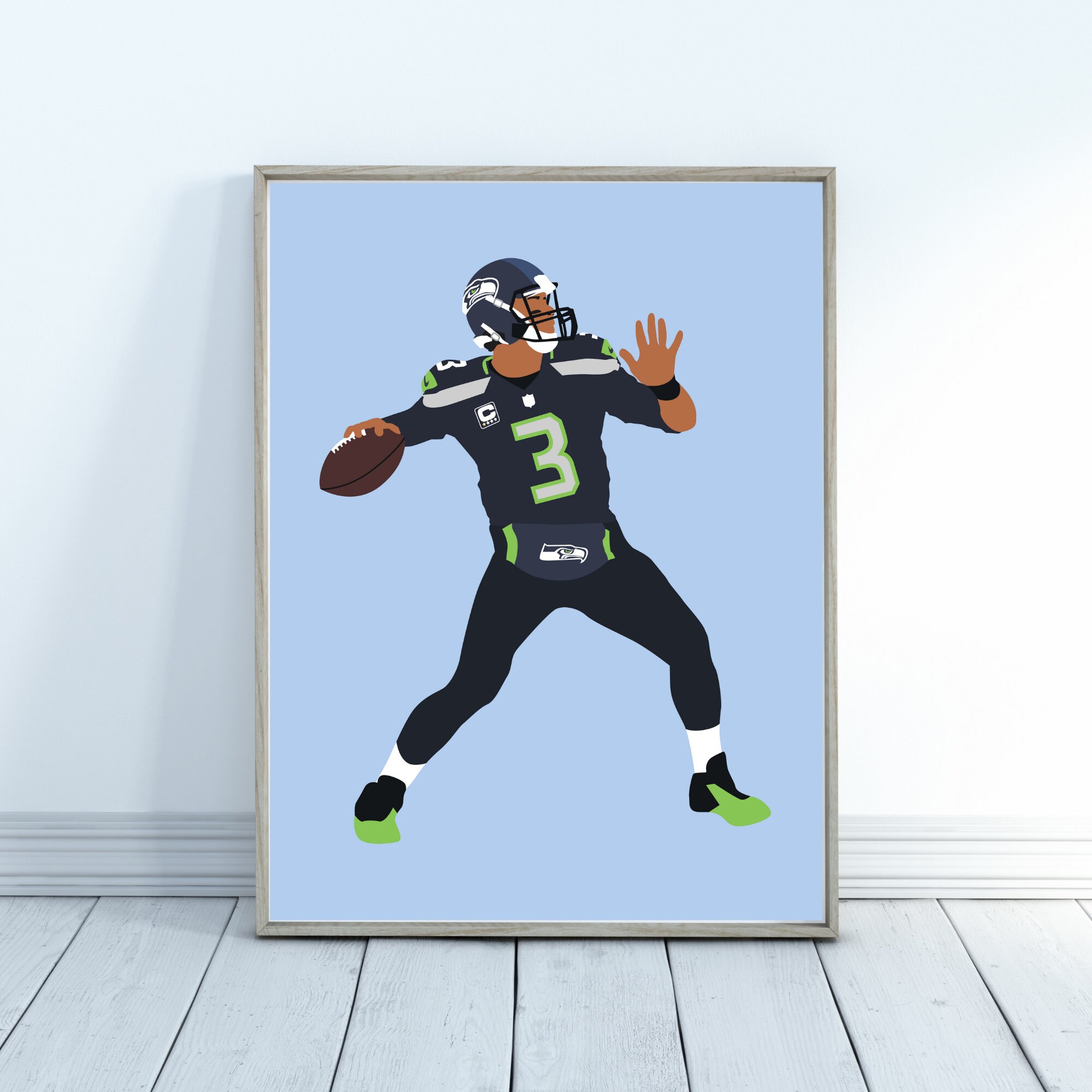 Russell Wilson Poster Russell Wilson Gifts Russell Wilson - Etsy