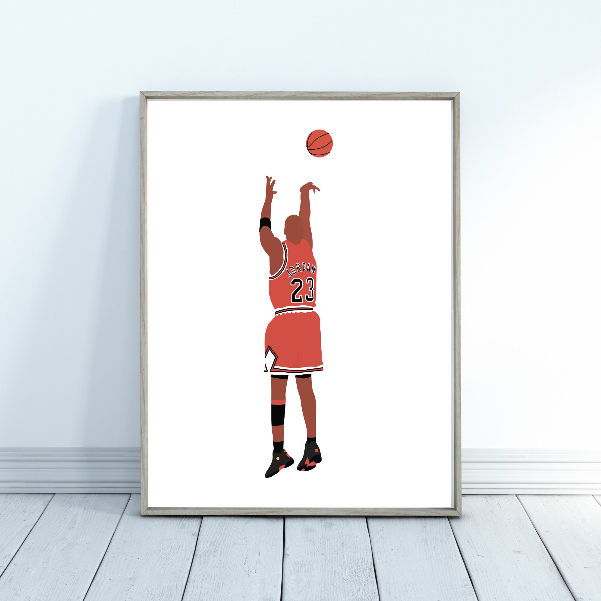 Michael Jordan Last Shot Poster Michael Jordan Gifts | Etsy