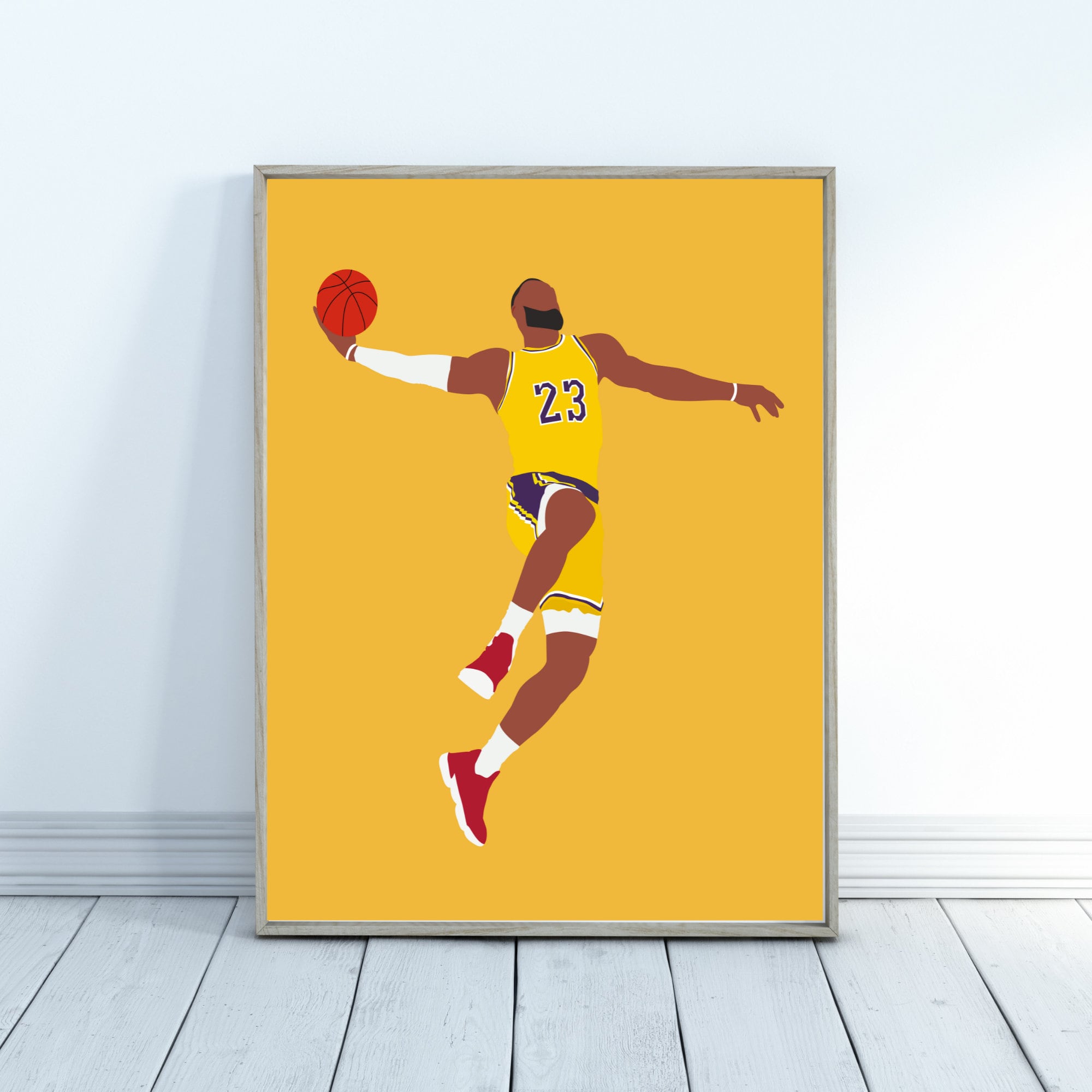 LeBron James Dunk Poster - LeBron Gifts - LeBron James Print ...