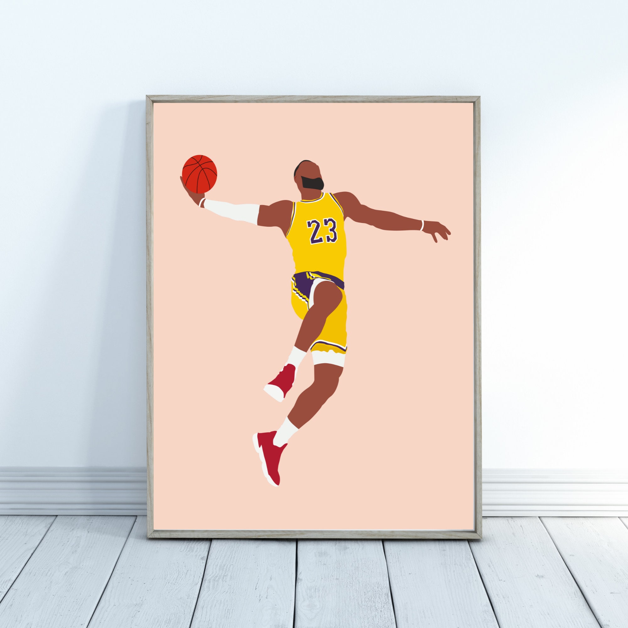 LeBron James Dunk Poster - LeBron Gifts - LeBron James Print ...