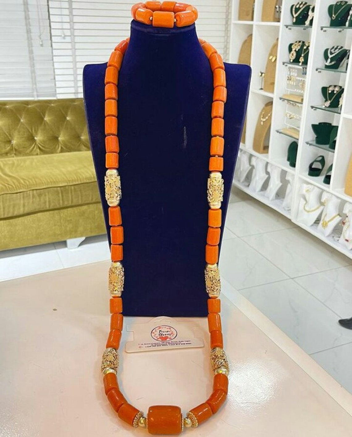 Classic Coral Bead for Royal Kings and Queens Nigerian - Etsy