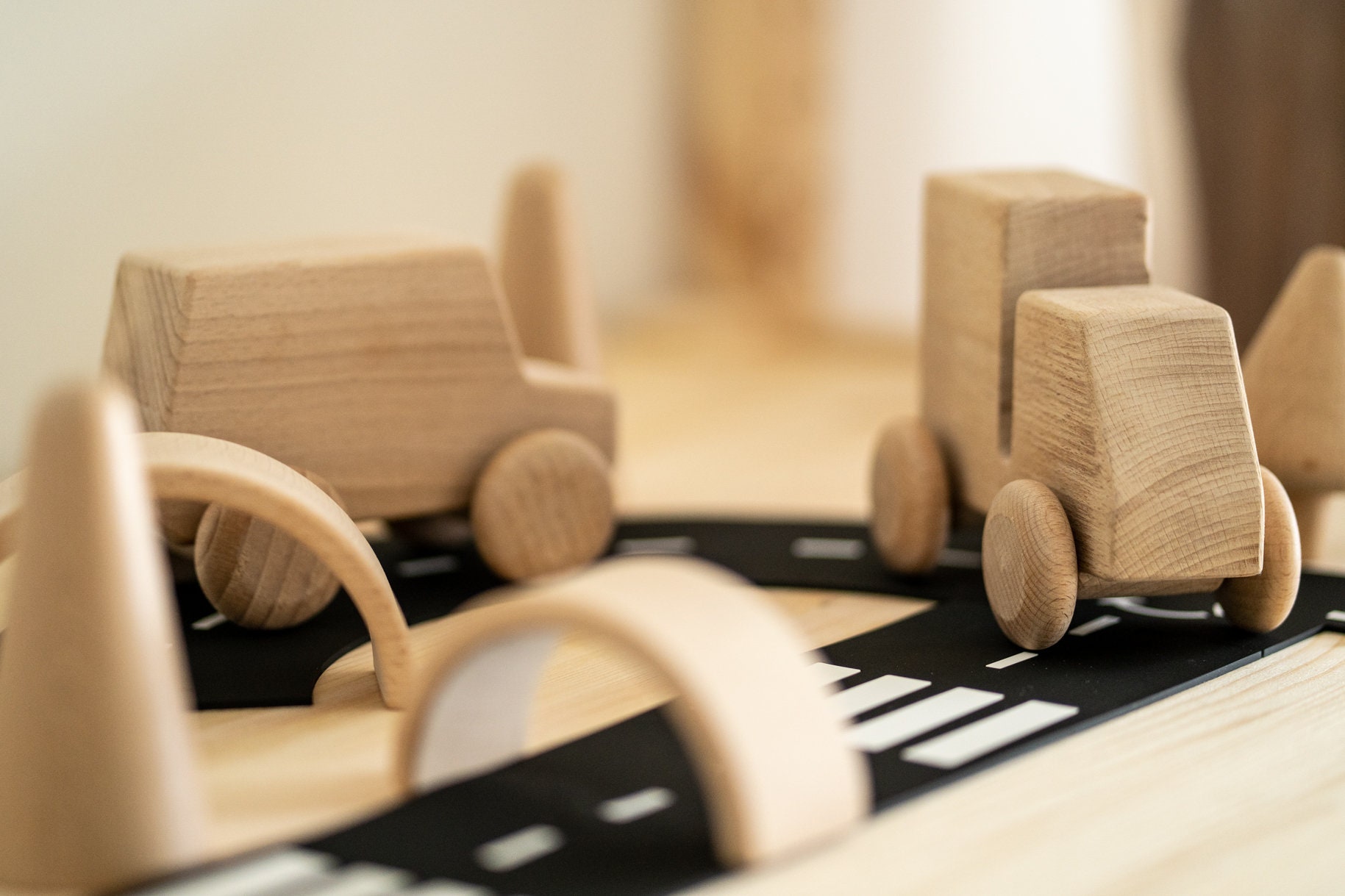 Wooden Car Set - Etsy