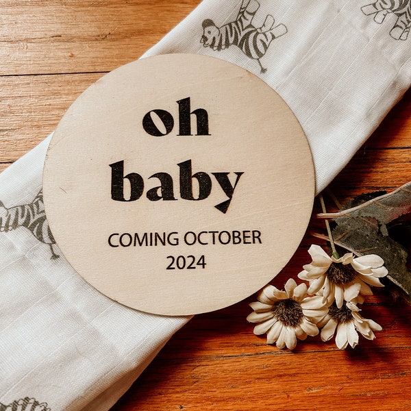 Baby Coming Soon Sign - Etsy
