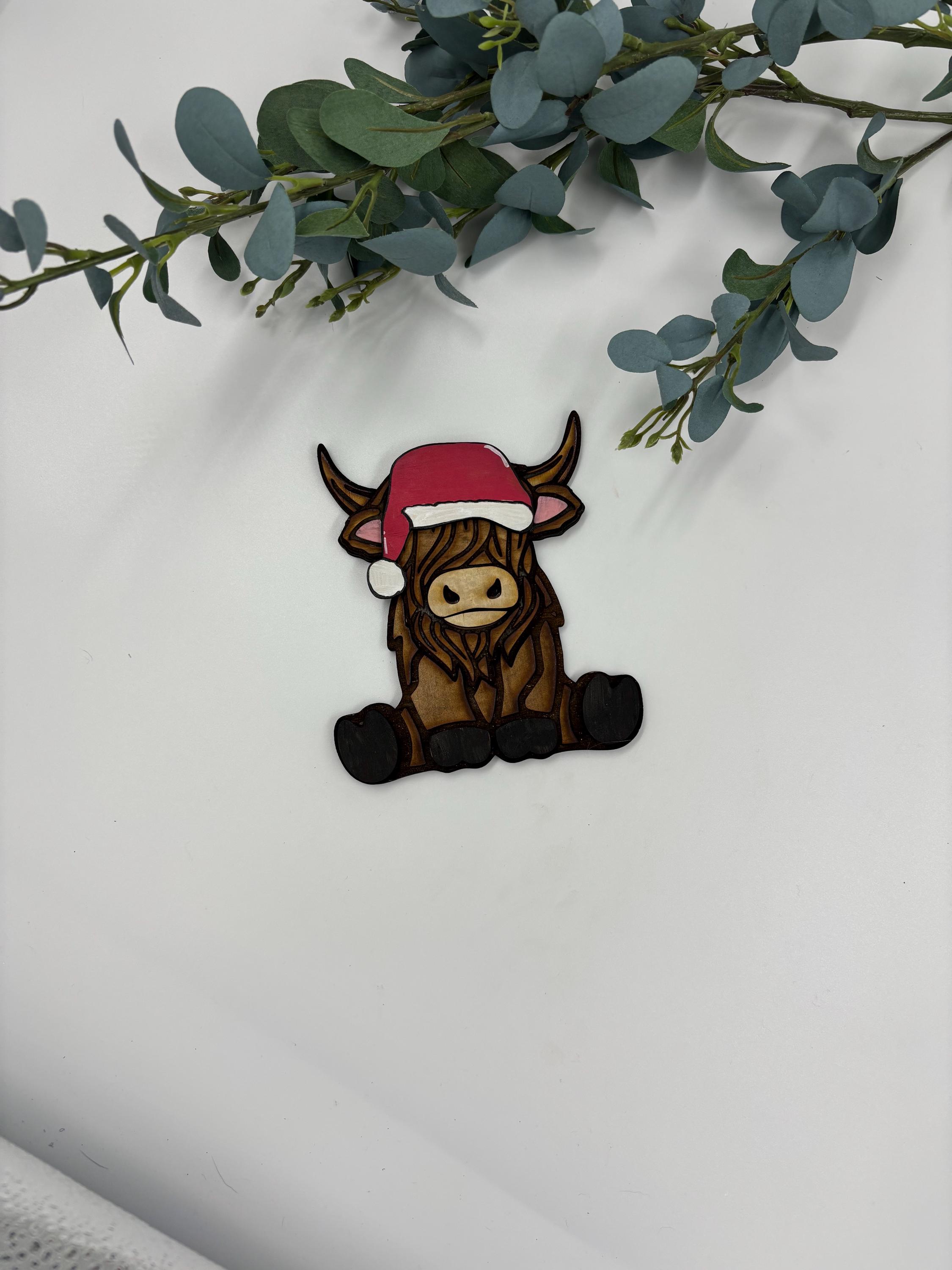 Highland Cow Shelf Decor - Etsy