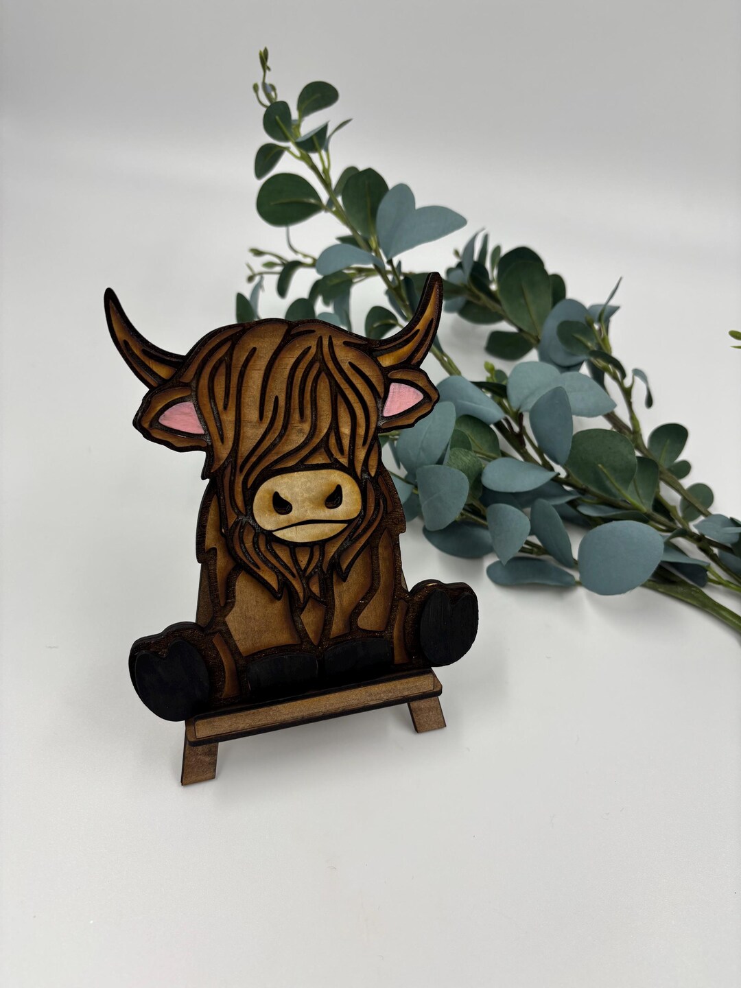 Highland Cow Shelf Decor - Etsy