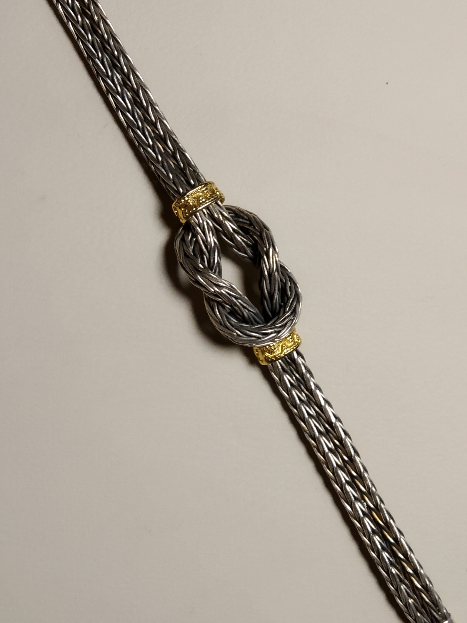 Ancient Greek Style Hercules Knot Braceletsterling Silver - Etsy