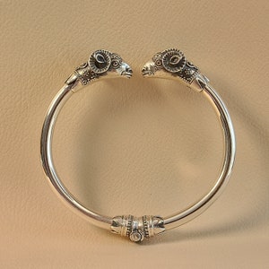 Handmade Bracelet With Ram Heads Made of Sterling Silver 925 - Etsy