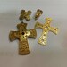 Byzantine Style Greek Orthodox Cross Made of 18K Solid Yellow Gold - Etsy