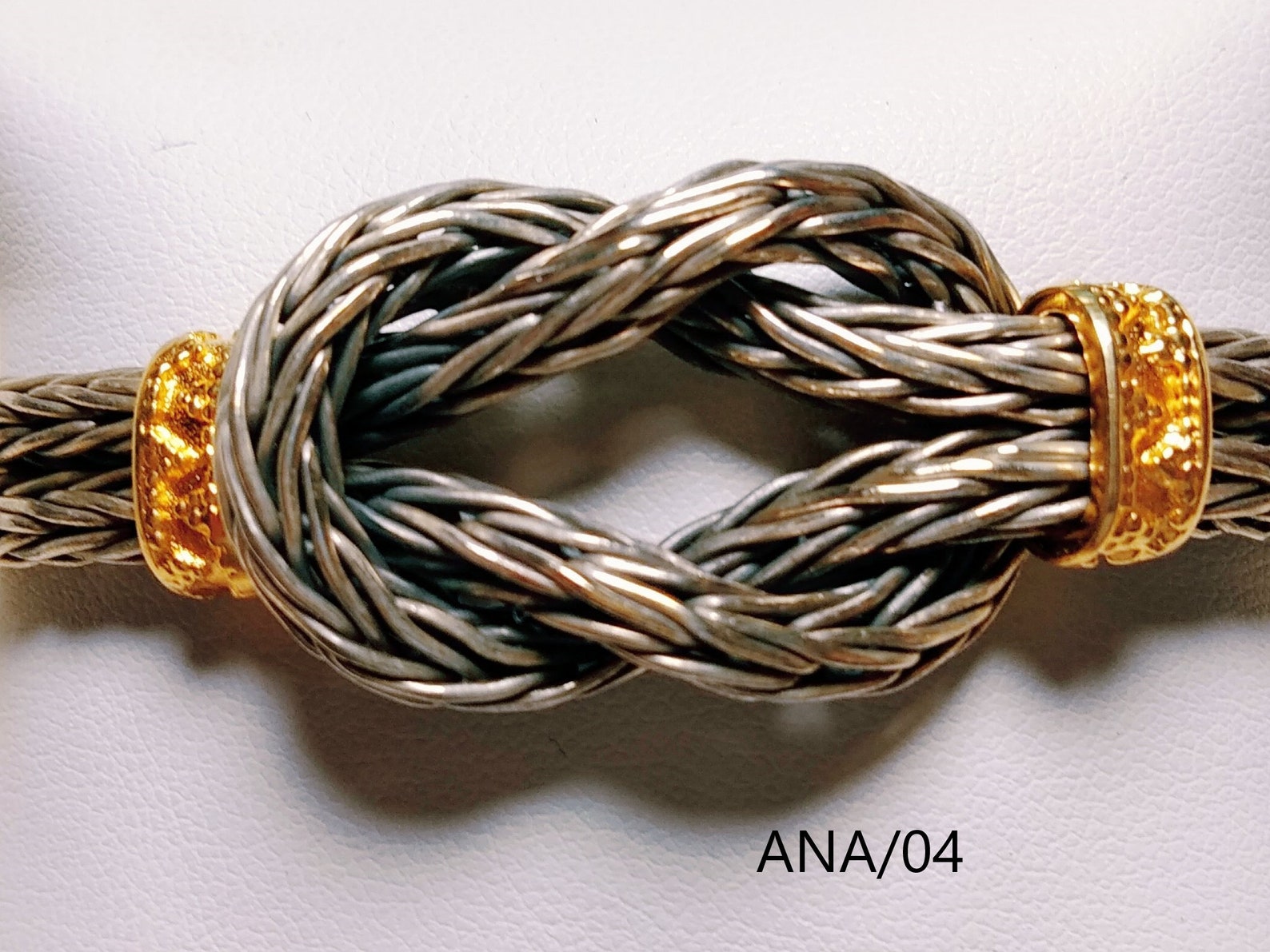 Ancient Greek Style Hercules Knot Bracelet,sterling Silver Hand Knitted ...