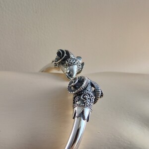Handmade Bracelet With Ram Heads Made of Sterling Silver 925 - Etsy