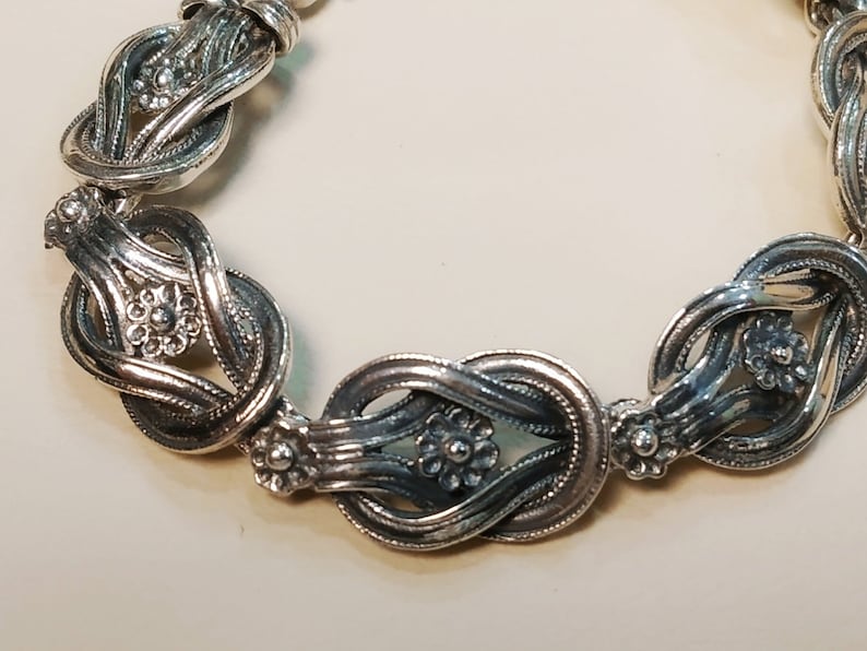 Hercules Knot Museum Copy Ancient Greek Style Bracelet in Sterling ...