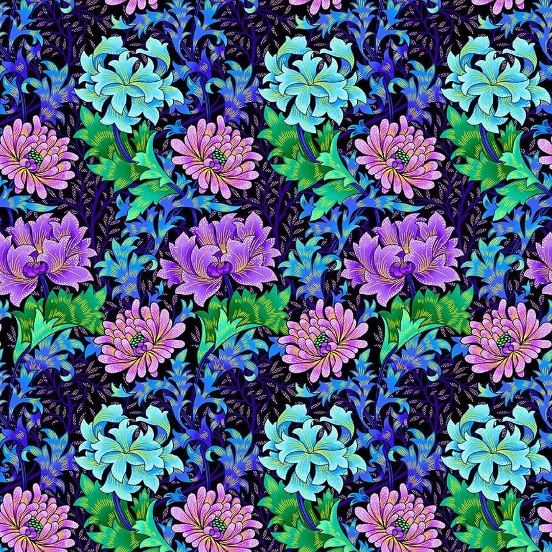 Luminous - Medium Packed Floral Metallic by Chong a Hwang for Timeless ...