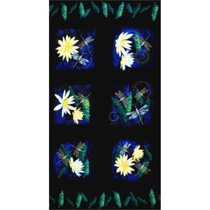 Moonlight Serenade Motifs Indigo by Maria Kalinowski for Kanvas ...