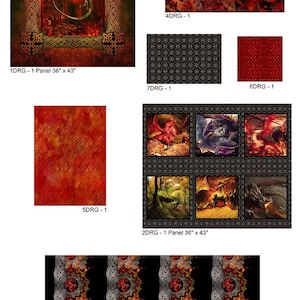 Red Dragons Quilt Kit ~ in the Beginning Fabrics - Etsy