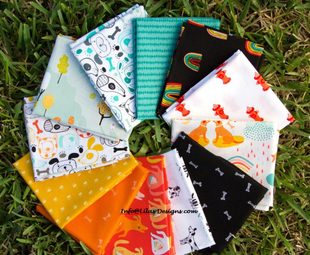 Oh Woof FQ Bundle by Art Gallery Fabrics - Etsy