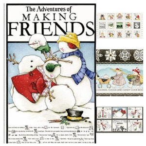 Riley Blake Snow Sweet 5 Piece Bundle With Main Panel + Gingerbread ...