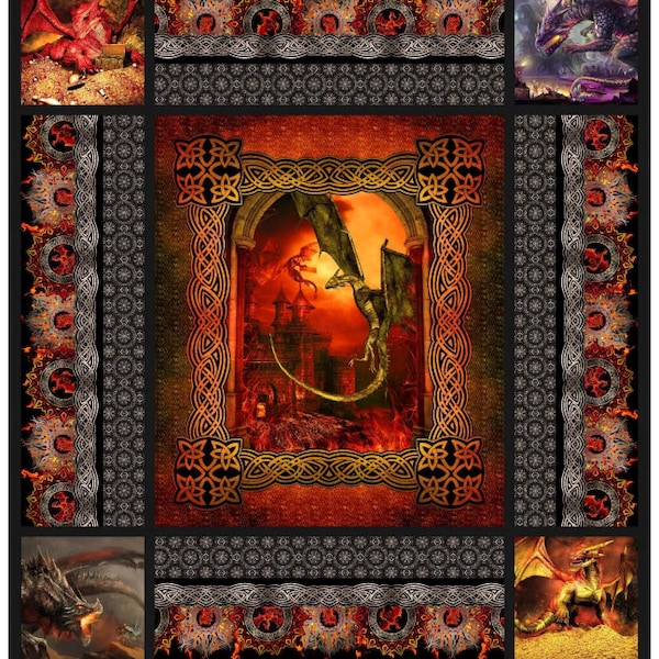 Dragon Quilt Patterns - Etsy