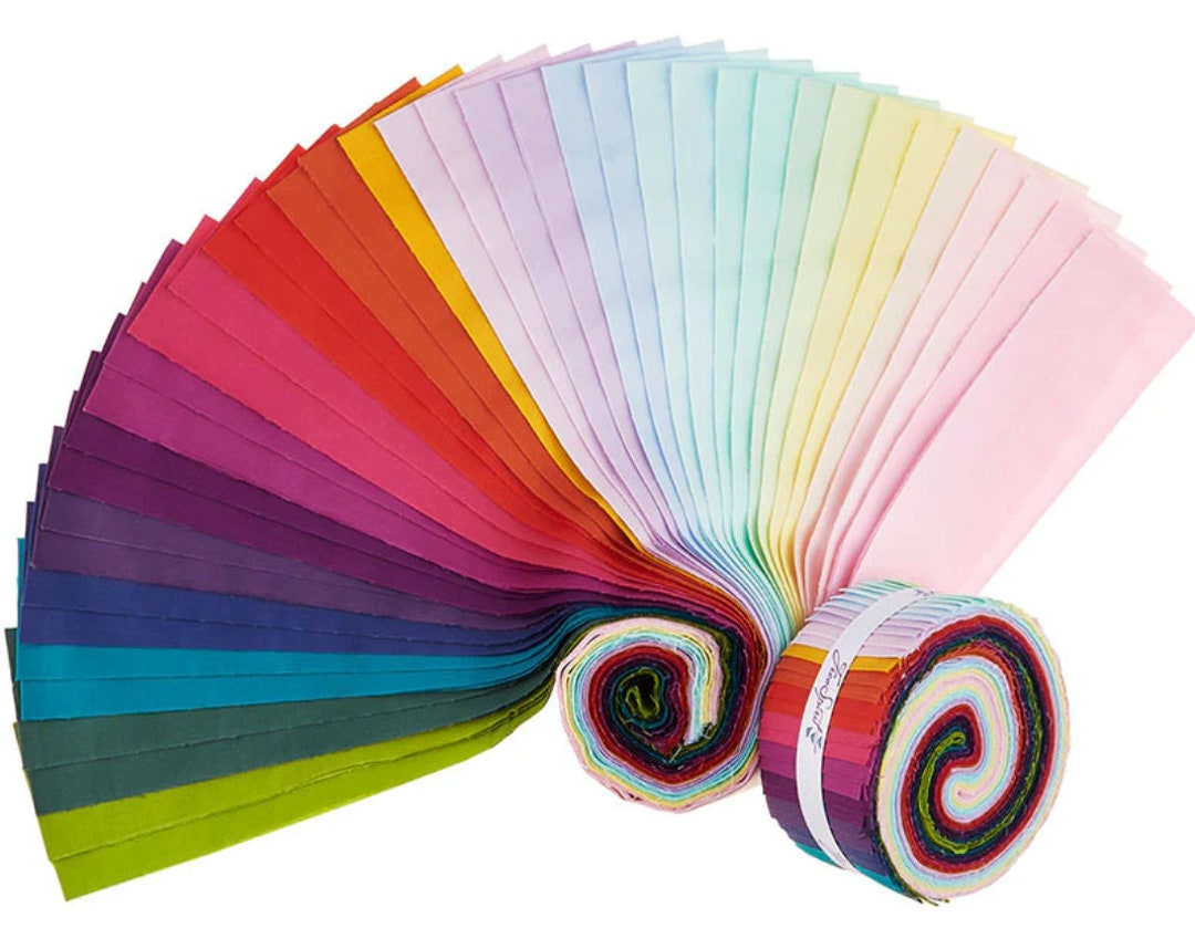 Tula Pink's Designer Essential Solids Mythical 2.5" Strips - Etsy