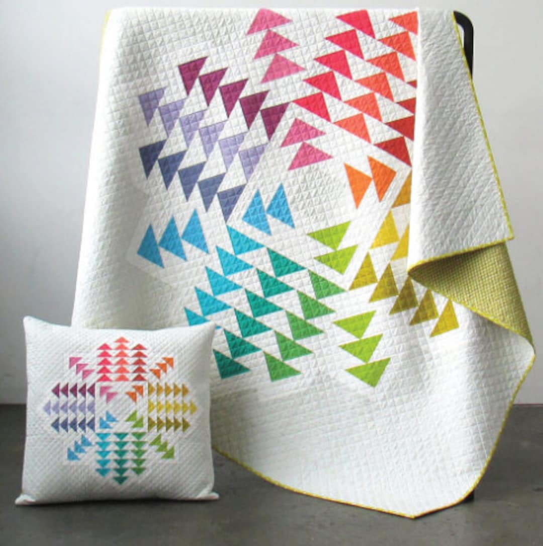 Crystal Cluster 70” X 70” Quilt + Pillow Kit Designed Elizabeth Hartman ...