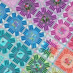 Tula Pink Star Cluster Quilt Kit Featuring Everglow & True Colors ...