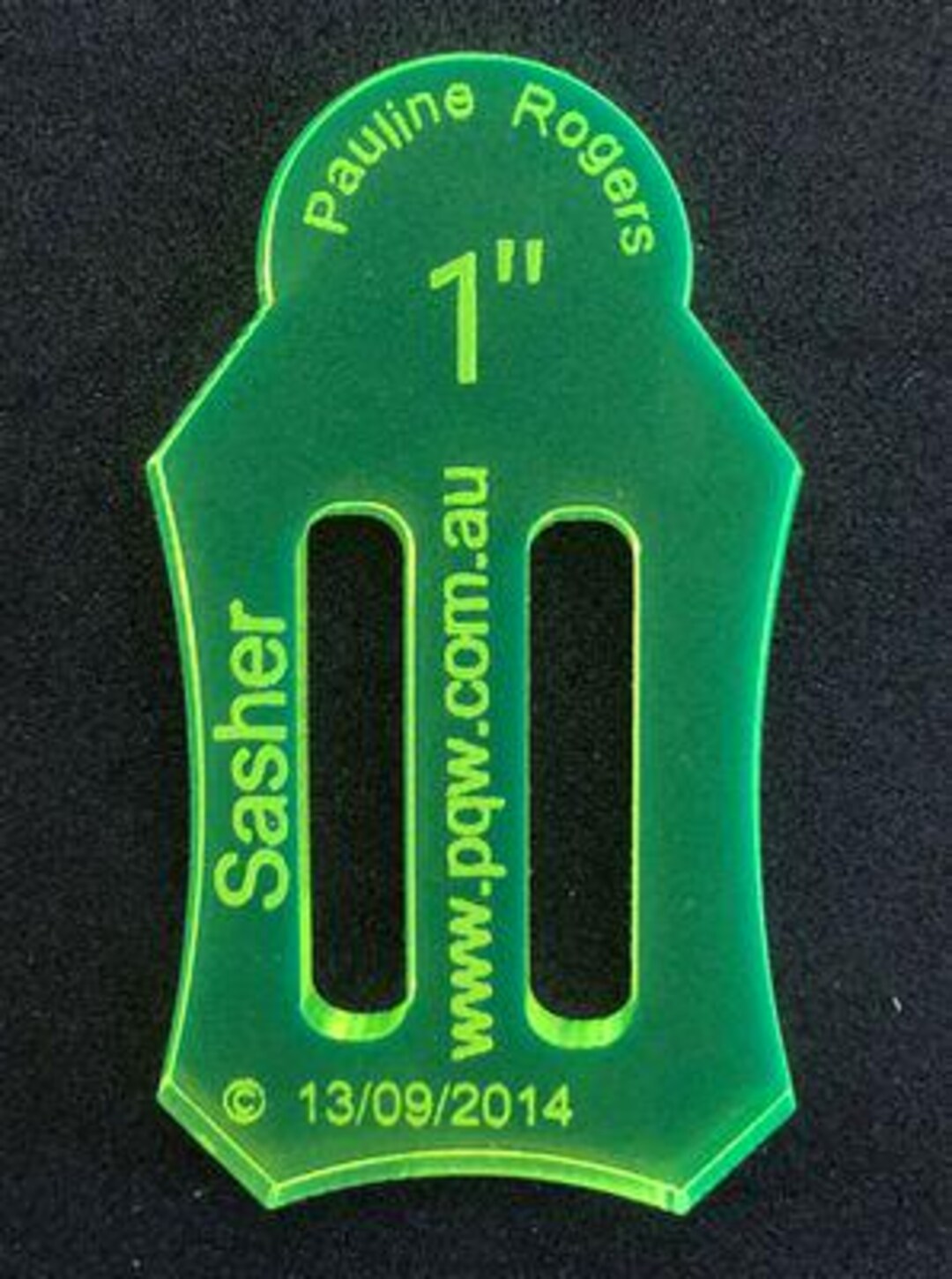 Single Sasher - Pauline's Magic Fabric Folding Tools - Etsy