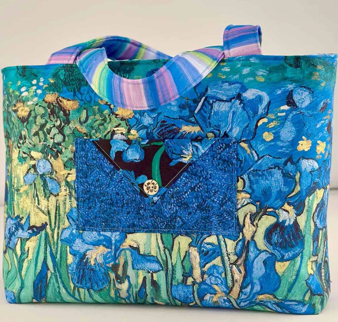 Wild Iris Party Tote Kit- Patty Sturges - Quilts Illustrated - TT ...
