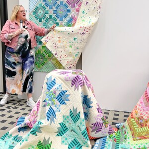 Tula Pink Star Cluster Quilt Kit Featuring Everglow & True Colors ...