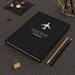 Aviation Airline Flying Plane Hardcover Journal Notebook Notepad Great ...