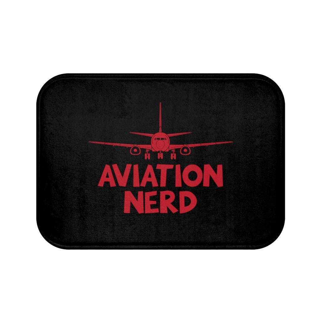 Aviation Nerd Bath Mat, Pilot Bathroom Decor, Airplane Rug - Etsy