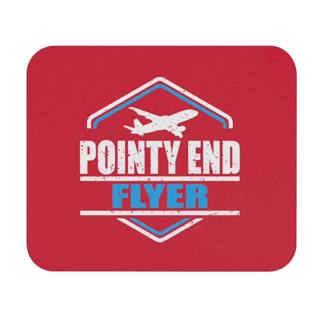 Pointy End Flyer Aircraft Aviation Aviator Airline Mousepad - Perfect ...
