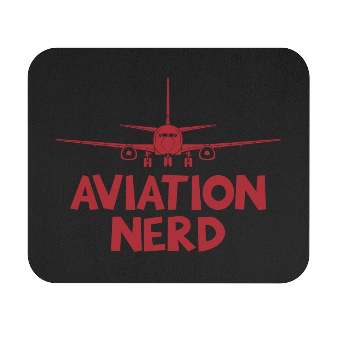 Aviation Nerd Mousepad – Pilot Gift, Airline Gift - Etsy