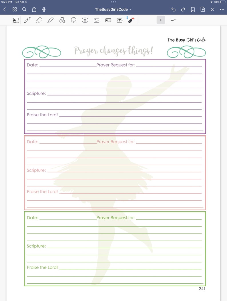 The Busy Girl's Code Digital Lifestyle Success Planner & Journal - Etsy