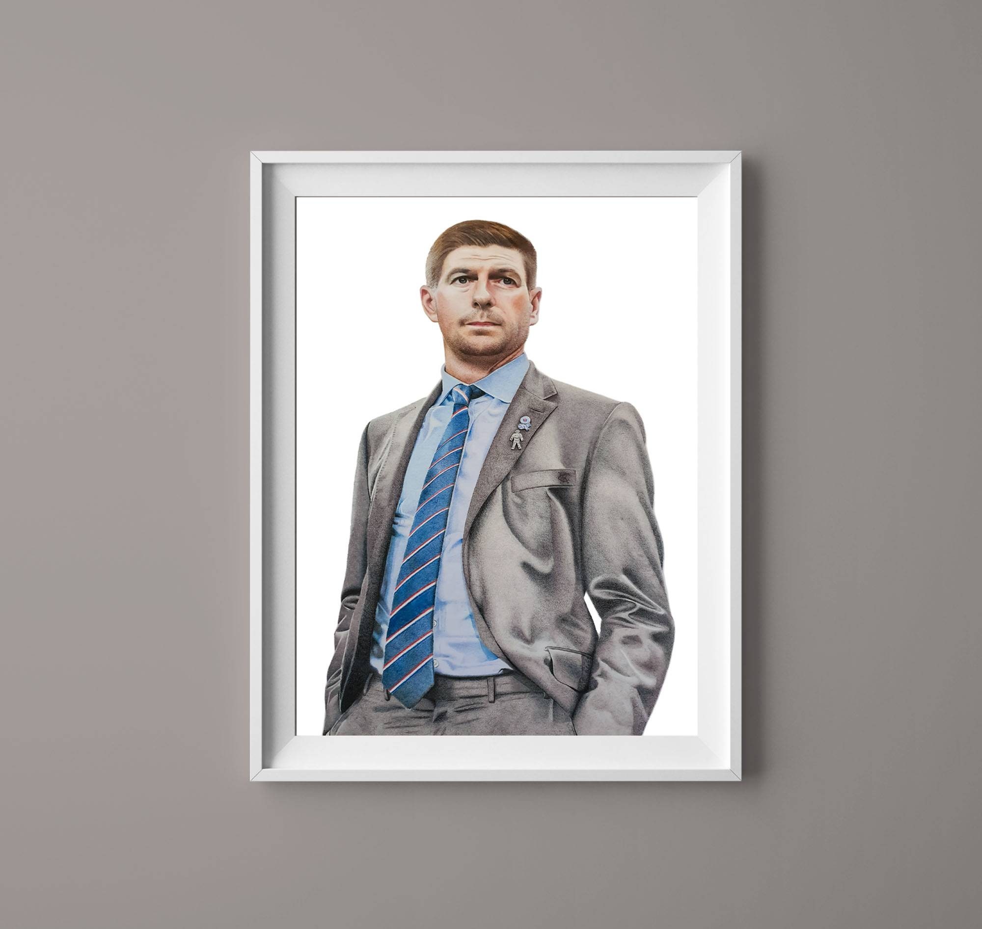 Steven Gerrard Original Drawing Print - Etsy