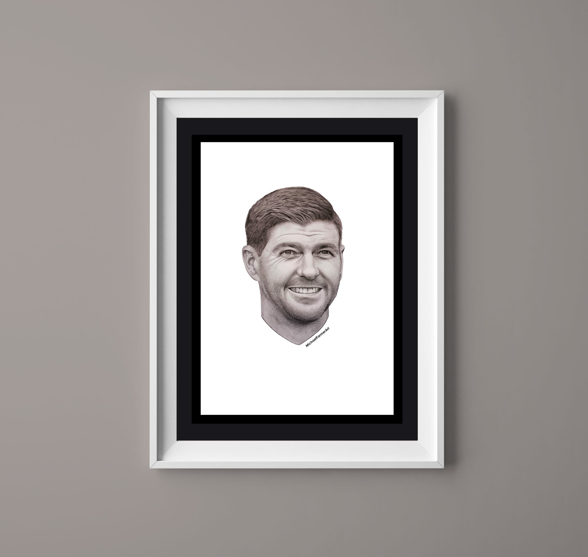 Steven Gerrard Drawing Print - Etsy