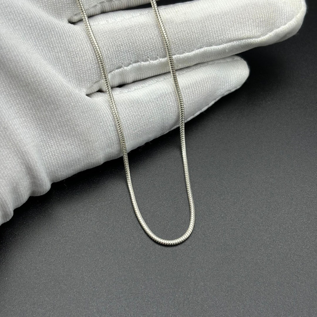 925 Sterling Silver Snake Chain// Beautiful Silver Chain Necklace ...
