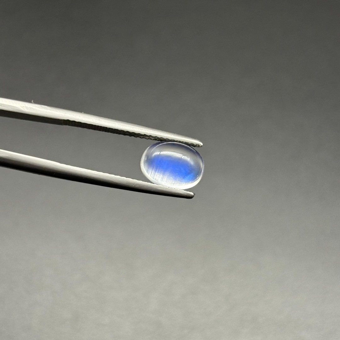 Natural Blue Flashy Rainbow Moonstone Oval Shape, Rainbow Moonstone ...