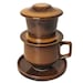 Handmade Ceramic Vietnamese Coffee Filter (phin) + Espresso Cup | Brown ...