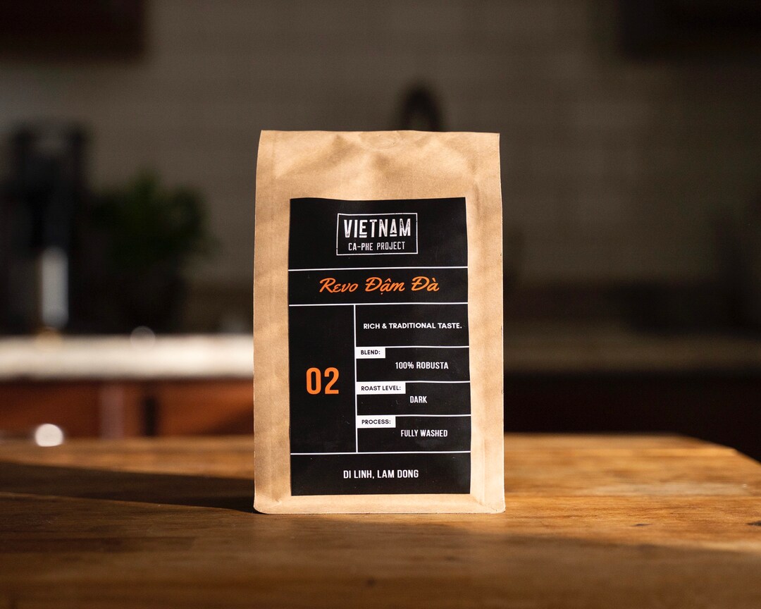 Revo Dam Da Traditional Bold Dark Roast Vietnamese Coffee High Quality ...