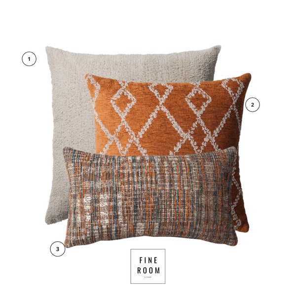 Burnt Orange Pillow - Etsy