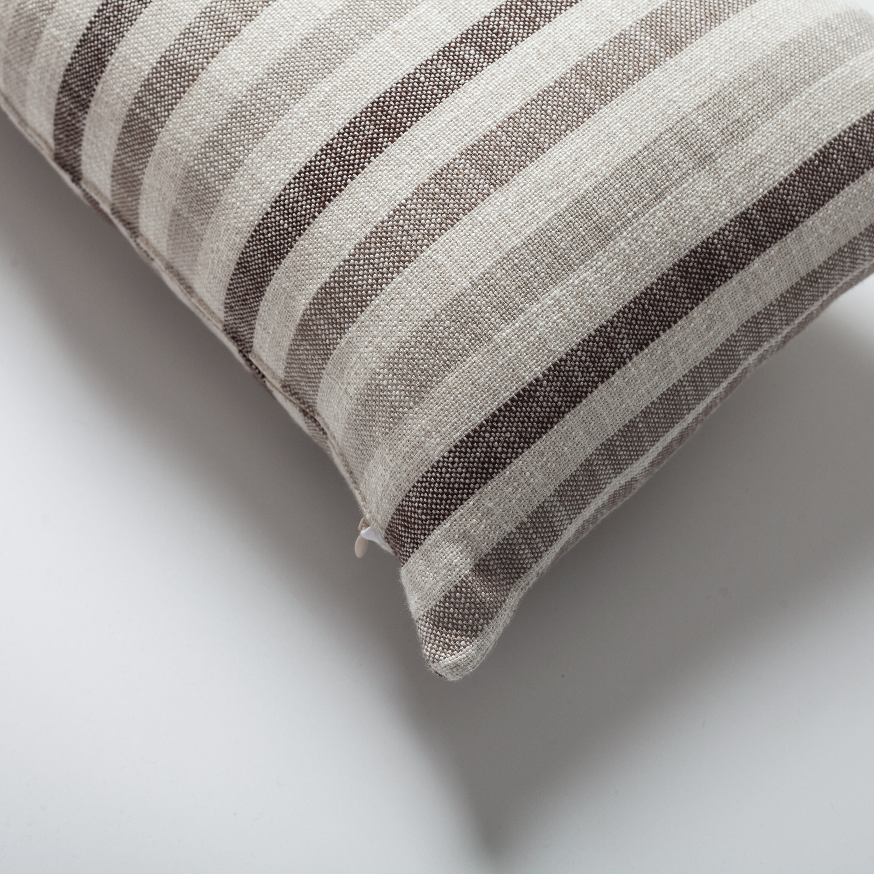 Linen White Blue Natural Native Fabric Modern Striped Colorful | Etsy