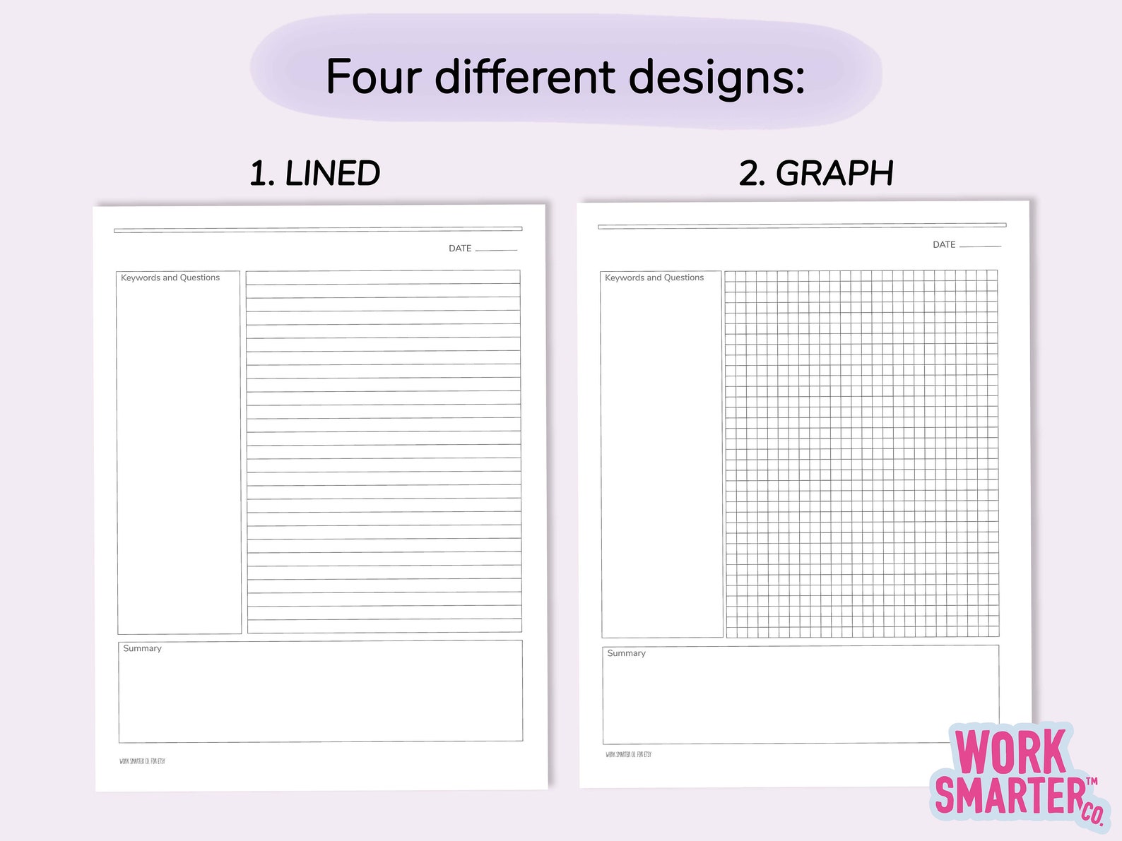 Cornell Notes, Cornell Notes Template, Cornell Notes Printable, Note ...