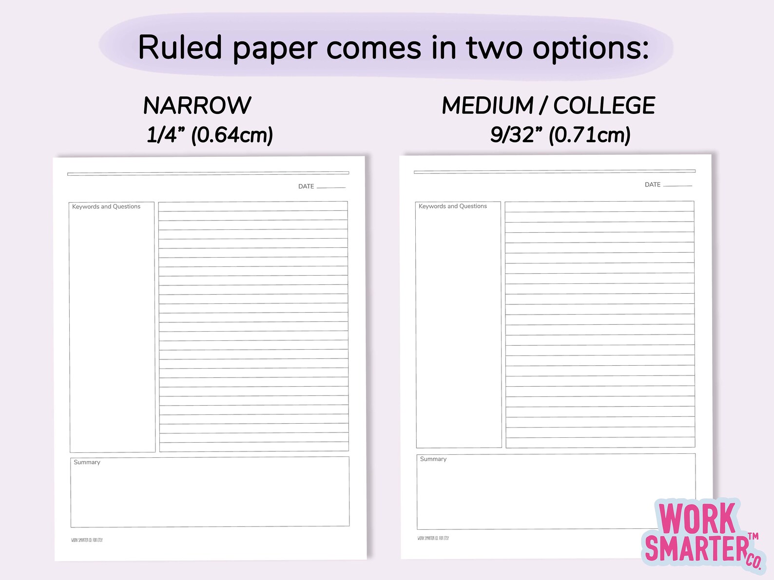 Cornell Notes, Cornell Notes Template, Cornell Notes Printable, Note ...