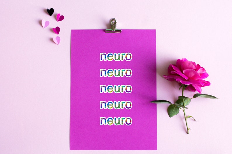 Neuro PET Scan Sticker | Neurodiversity Empowerment | Gift for ...