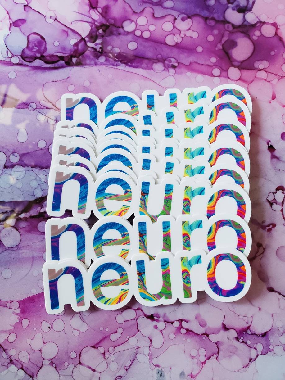 Neuro PET Scan Sticker | Neurodiversity Empowerment | Gift for ...